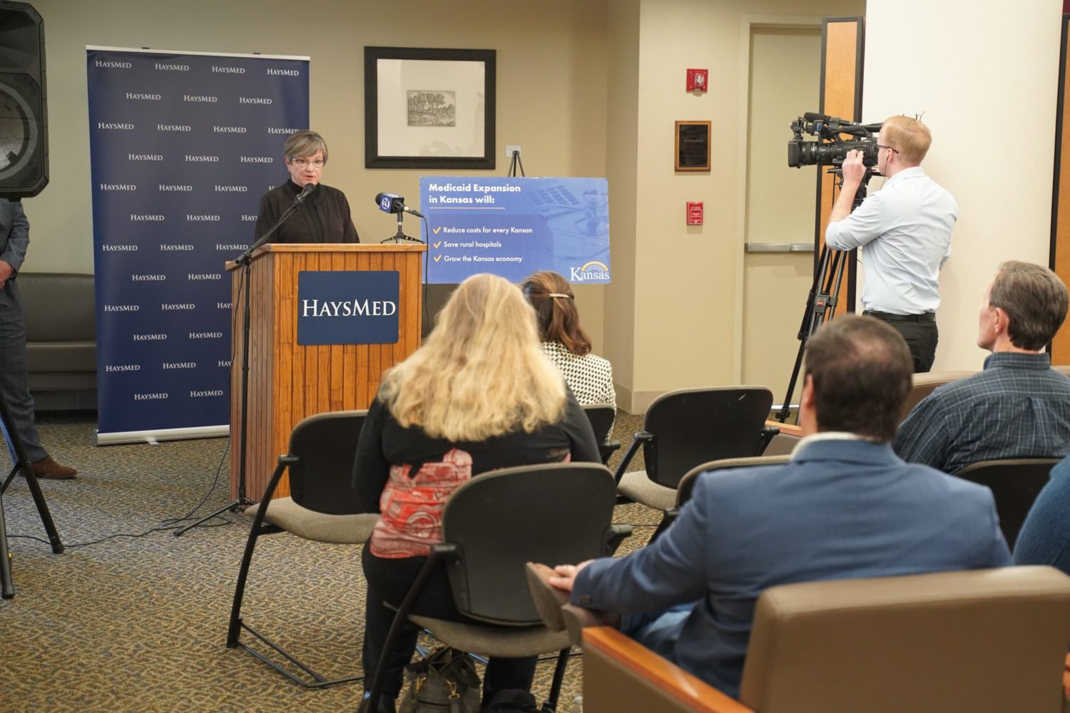 Governor Kelly Tours HaysMed; Relaunches “Healthy Workers, Healthy ...