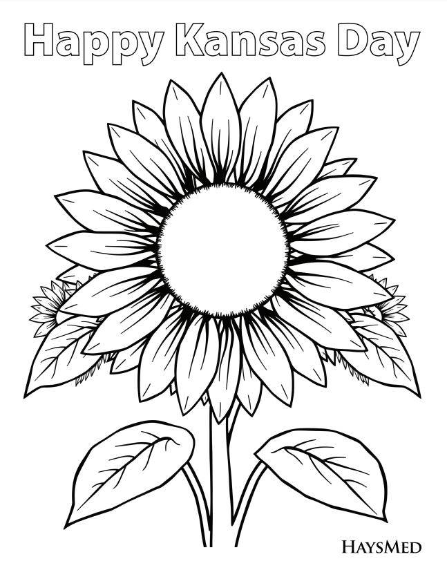 Happy Kansas Day! Download Your Free HaysMed Coloring Page - Hays Med