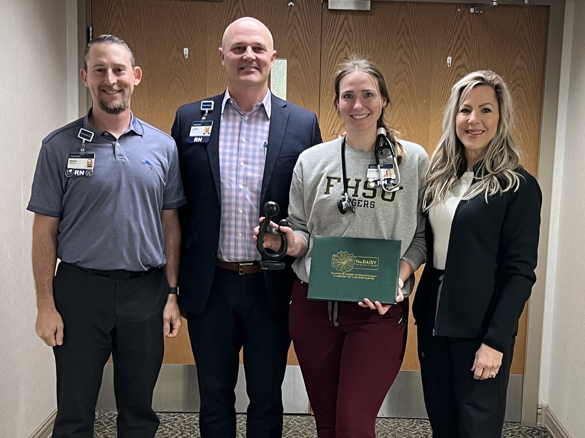 HaysMed Honors Kaylyn Bustillos, RN, with Prestigious DAISY Award - HaysMed